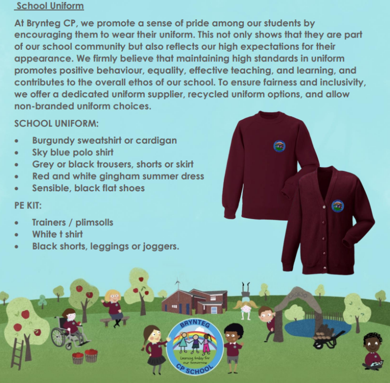 Uniform - Brynteg C.P. School